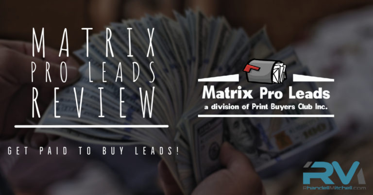 Matrix Pro Leads Review - Make Money Buying Opportunity Seeker Leads